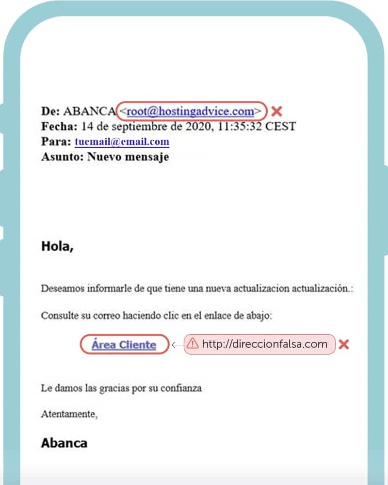 ¿Cómo detectar un correo electrónico falso? | ABANCA Blog